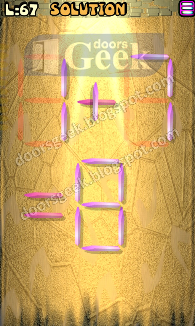 Matches Puzzle [Episode 2] Level 67 Solution ~ Doors Geek